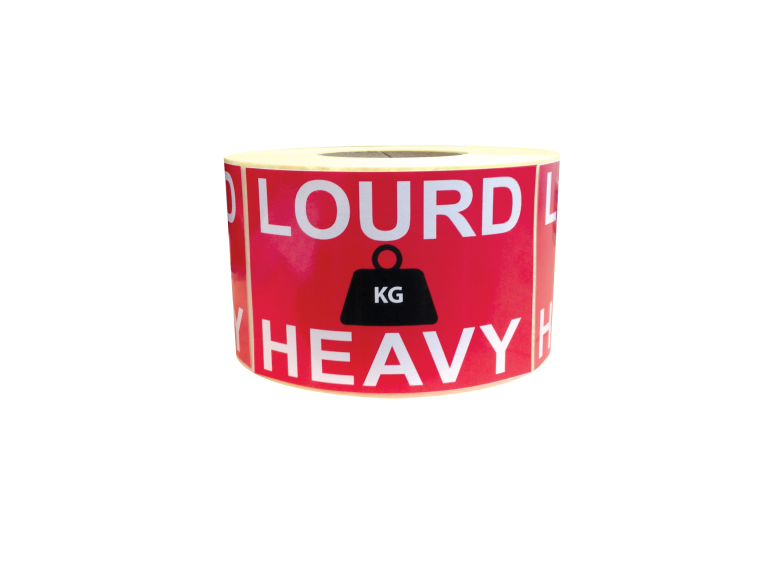 Étiquettes lourd heavy adhésives pour colis, pour des envois à l'étranger